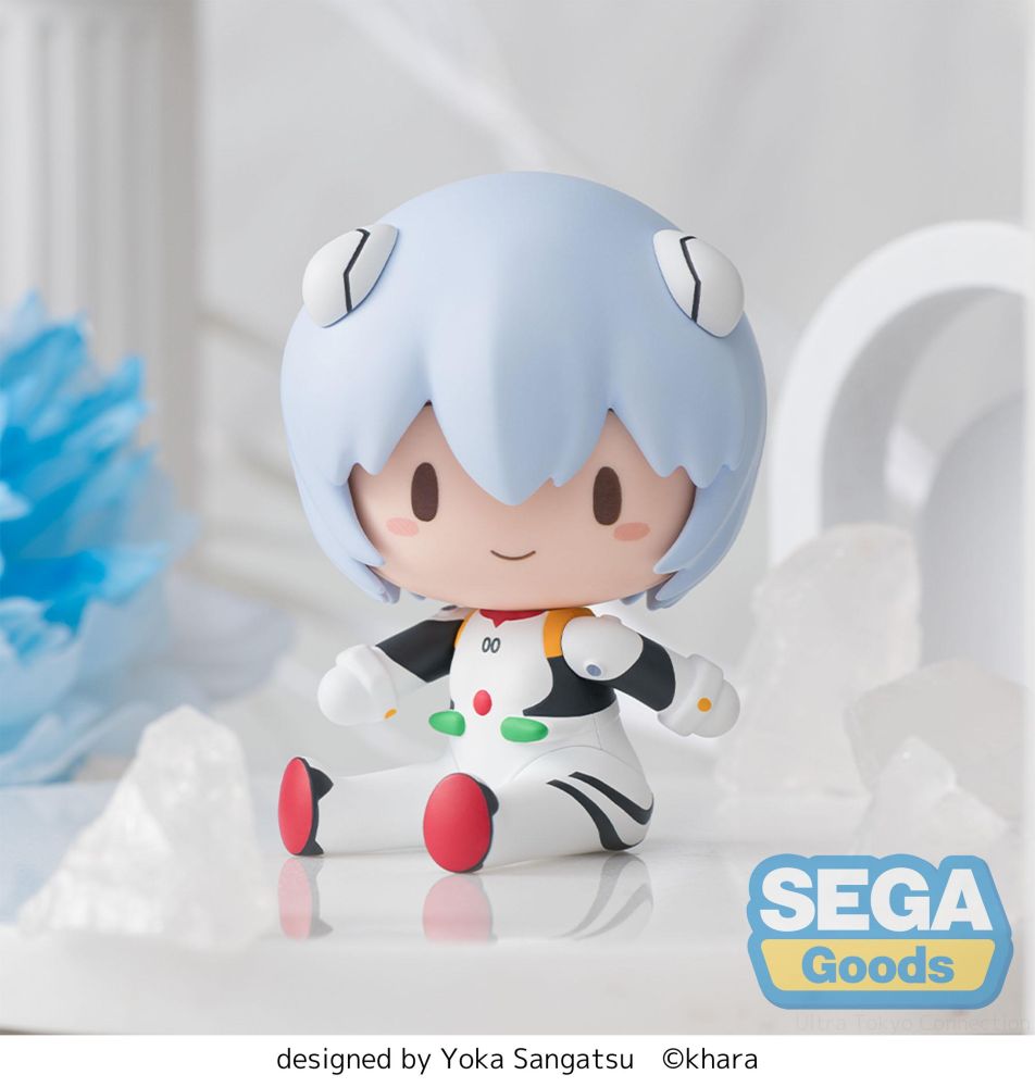 fuwa petit Evangelion: New Theatrical Edition Chibi Figure Rei Plug Su ...